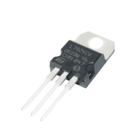 7824 voltage regulator IC for stable and regulated power supply in circuits