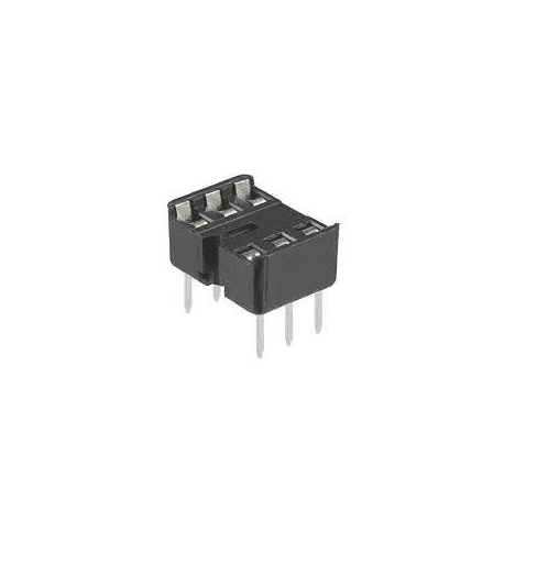 Sturdy 6-pin IC base/holder for secure and reliable integrated circuit ...