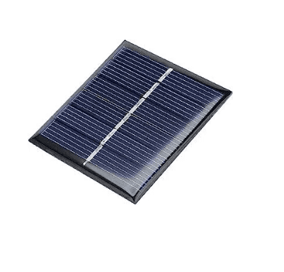 Compact 3-volt solar panel (55x55mm) for versatile and sustainable ...