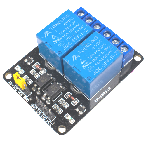 2 Ch (5V) Relay Module | Dual-Channel Control for Electronics Projects