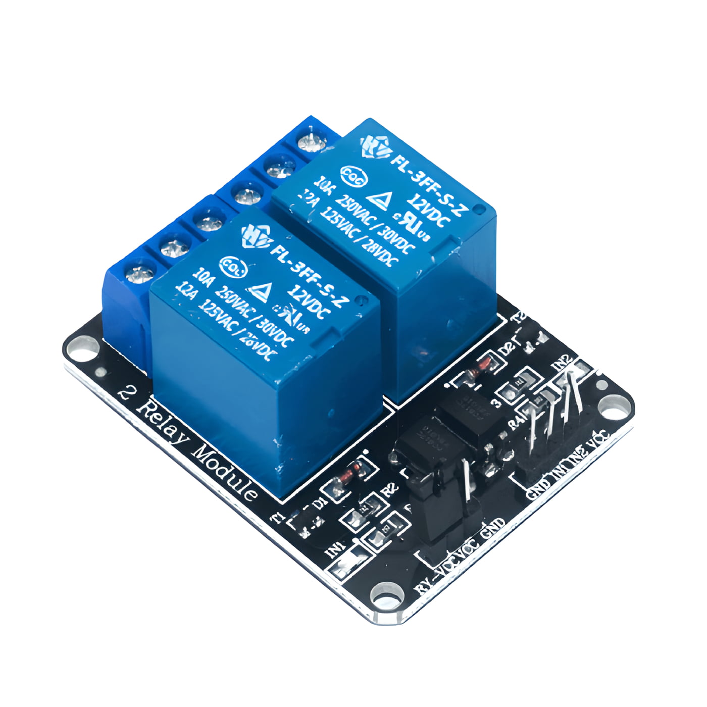 2 Ch (12V) Relay Module | Dual-Channel Control for Electronics Projects
