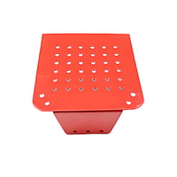 2 Wheel Metal Chassis (Red) - Durable and Versatile Platform for ...