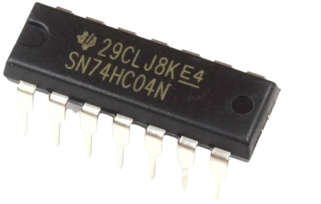7404 NOT gate IC for efficient logic operations in electronic circuits