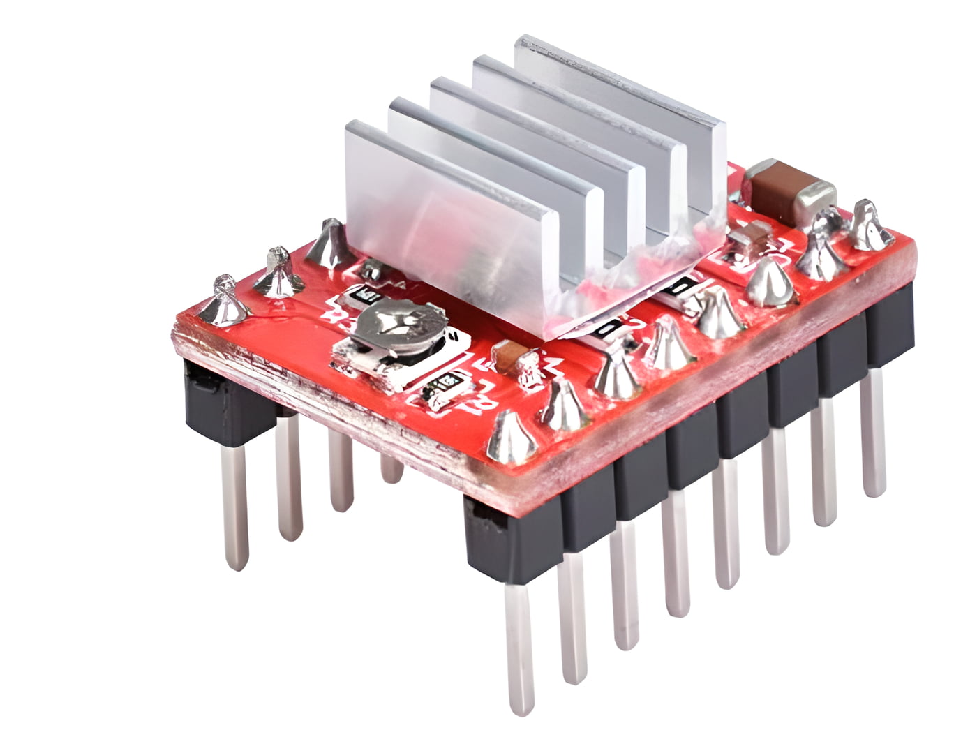 Efficient A4988 stepper motor driver with heatsink for precise motor ...