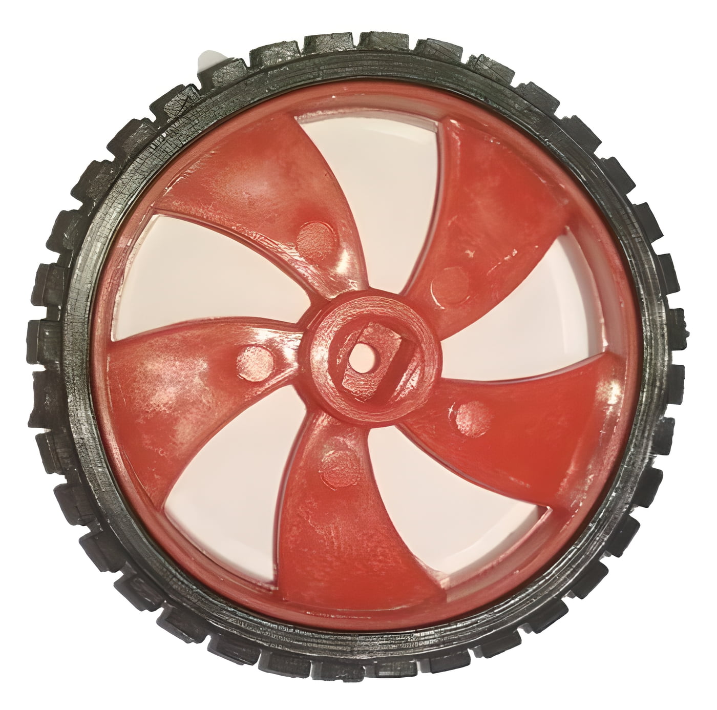 Durable plastic robot cart wheels with 2mm shaft