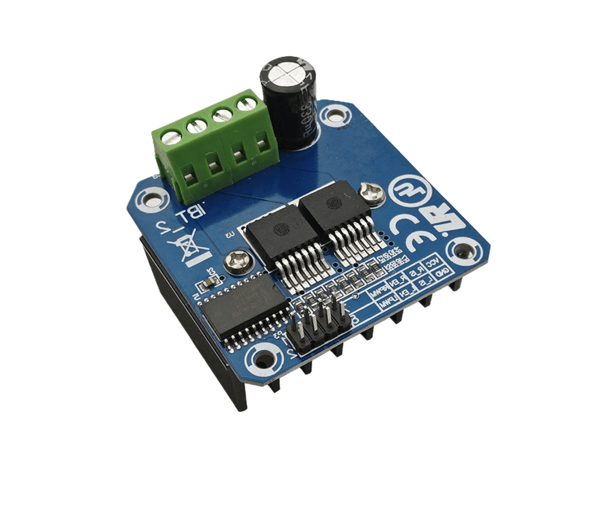 BTS7960 43A H-Bridge Motor Driver Module for High Power DC Motors