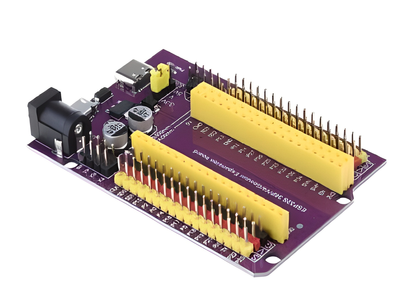 ESP32S 38-Pin Expansion Board V4 – GPIO Breakout Base for ESP32