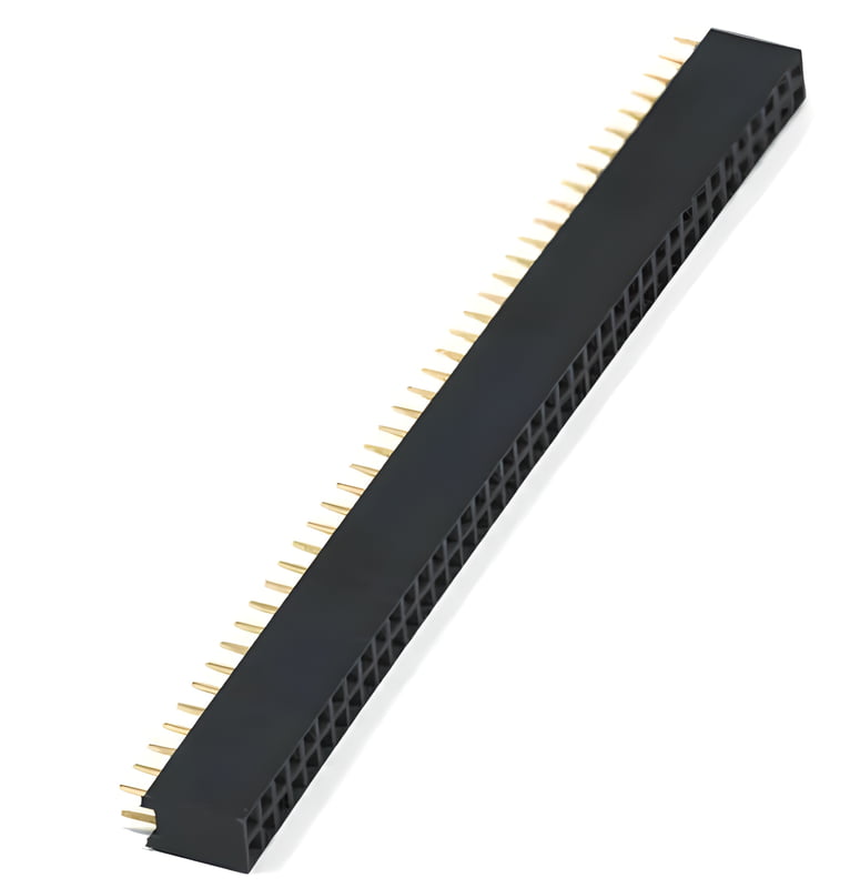 Efficient 40x2 female Berg strip for secure and reliable PCB connections