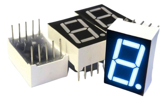7-Segment LED Display (Single Digit) - Bright and Clear Numerical ...