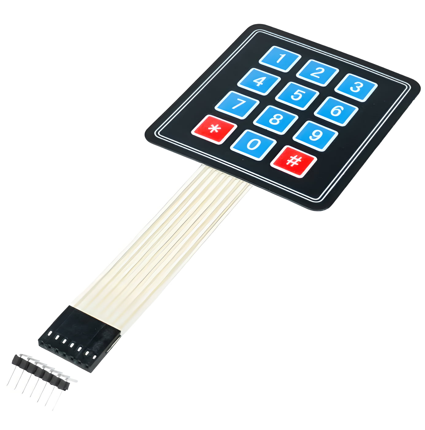 Efficient 4x3 membrane keypad for seamless user interactions
