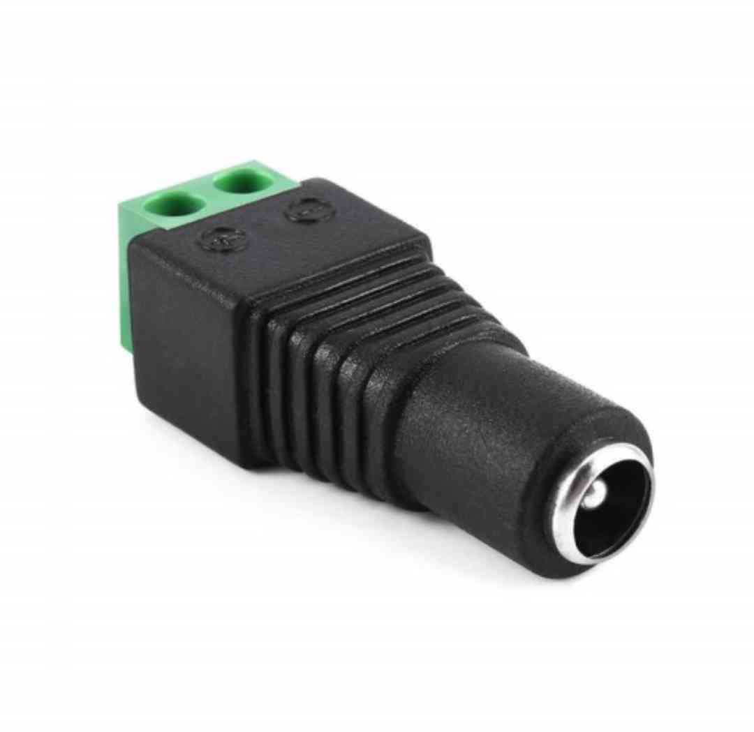 Buy DC Jack Female Connector with 2-Pin Screw Terminal Online
