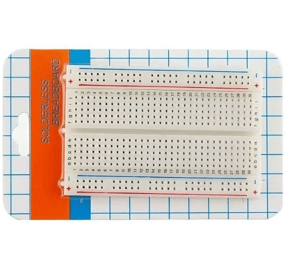 Convenient half-size solderless breadboard with 400 tie points for ...